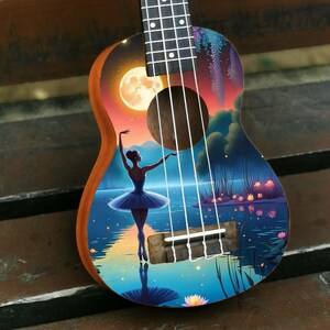 Art-illustrated Handmade Custom Ukulele - Etsy