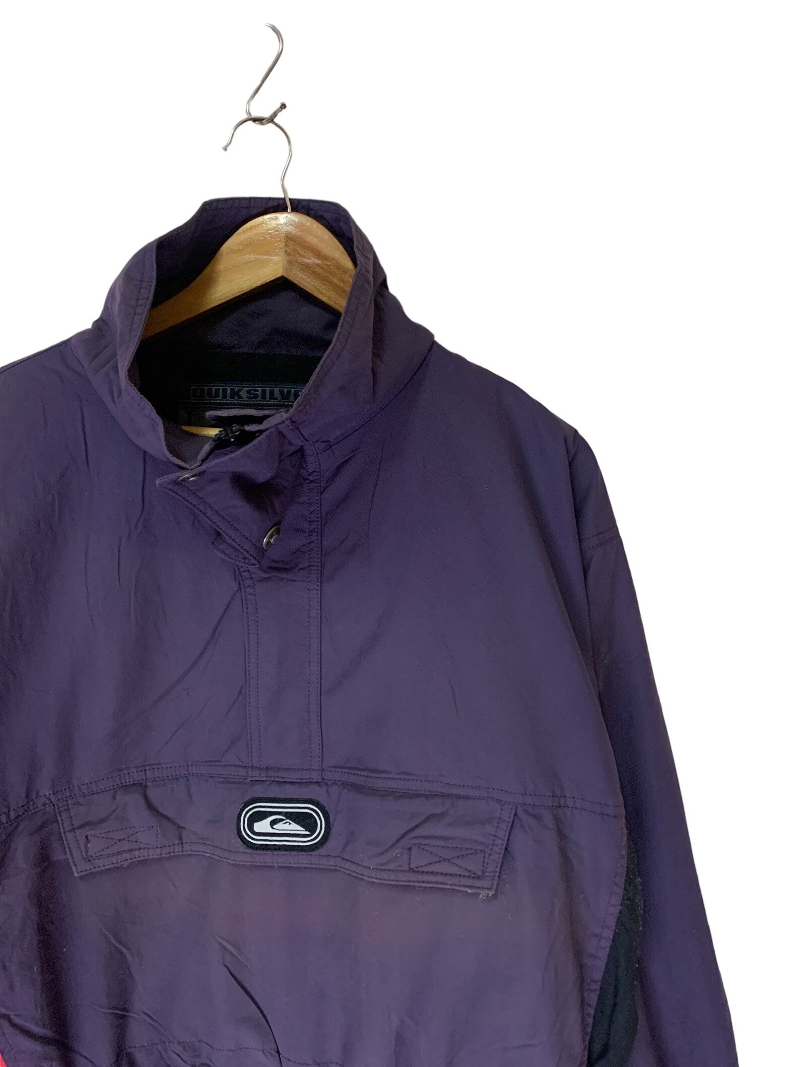 Vintage 90s Quiksilver Jacket Light Surf Snowboard Jacket Small Logo ...