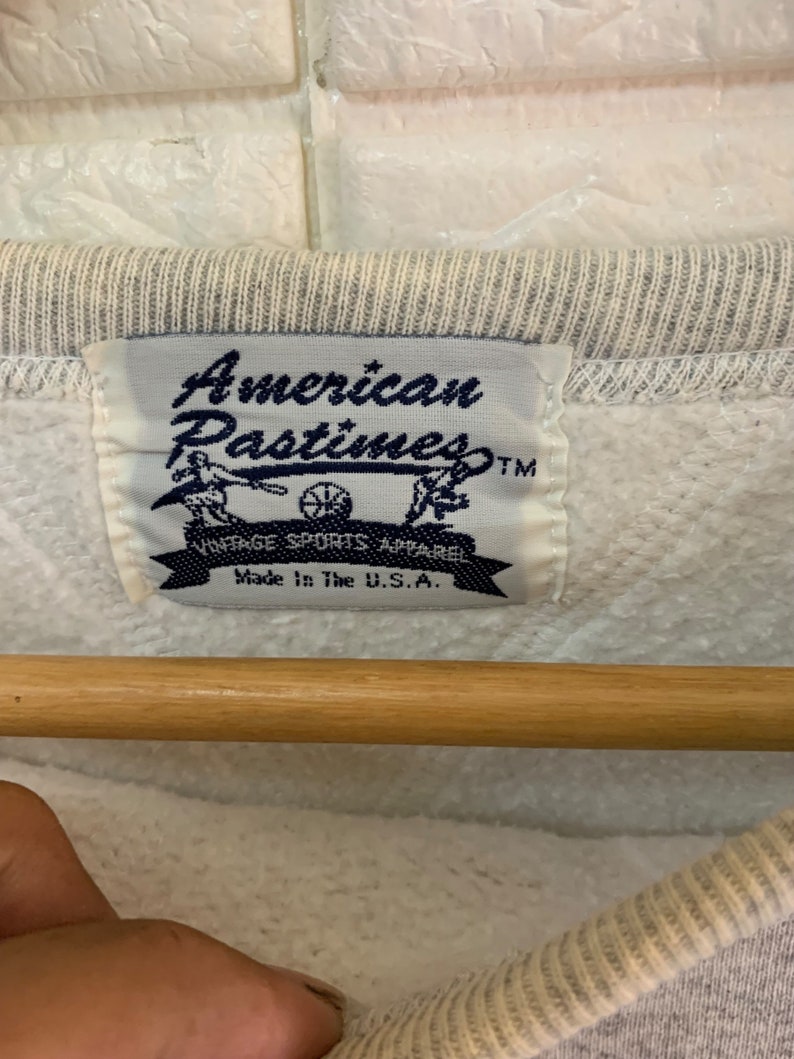 Vintage 90s American Pastimes Vintage Sports Apparel Sweatshirt Big ...