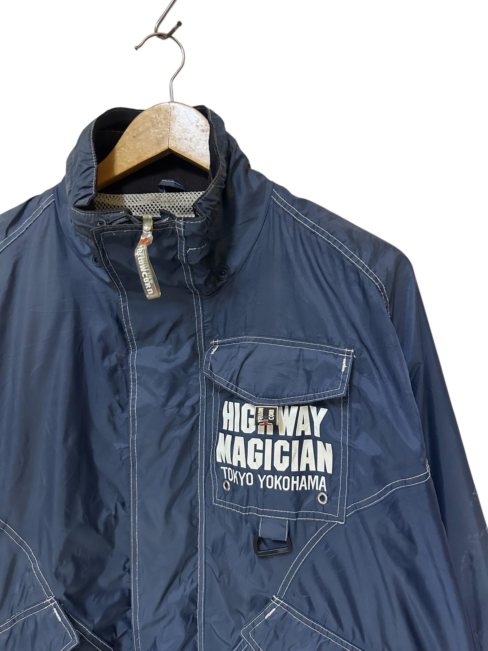 Vintage 90s Yellow Corn Motorcycle Racing Light Jacket Windbreaker - Etsy