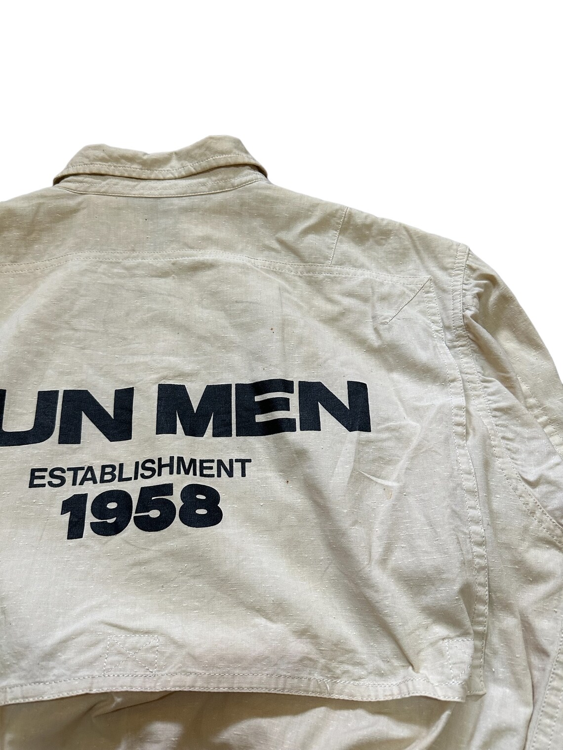 Vintage 90s Jun Men Bomber Jacket Full Zipper - Etsy