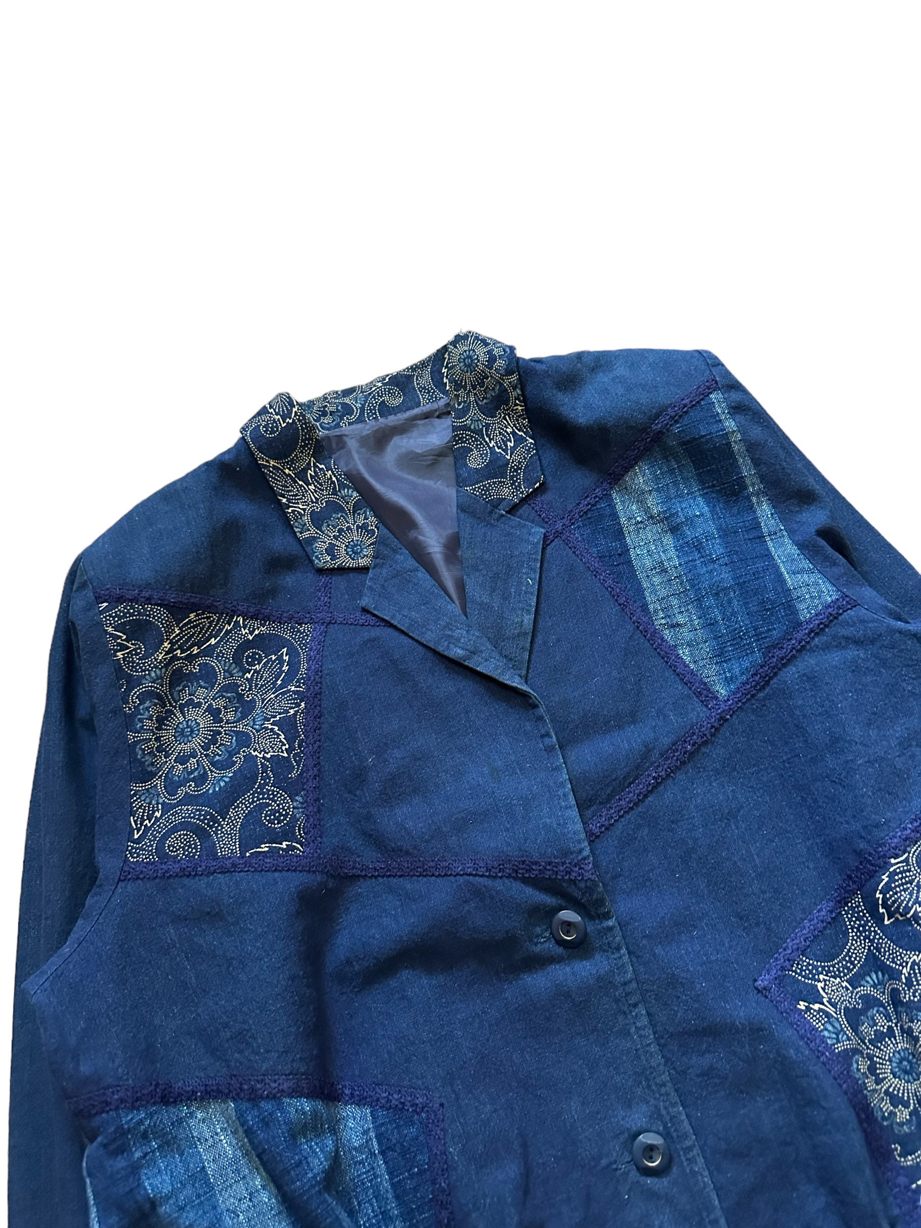 Vintage Indigo Japanese Brand Jacket Blazer Japan Fashion Style ...