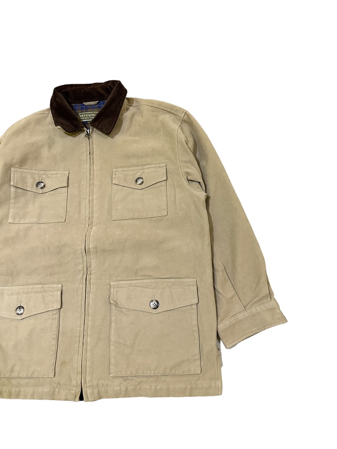 Vintage Chore Jacket Multipocket Rare Fashion Outwear Lining - Etsy