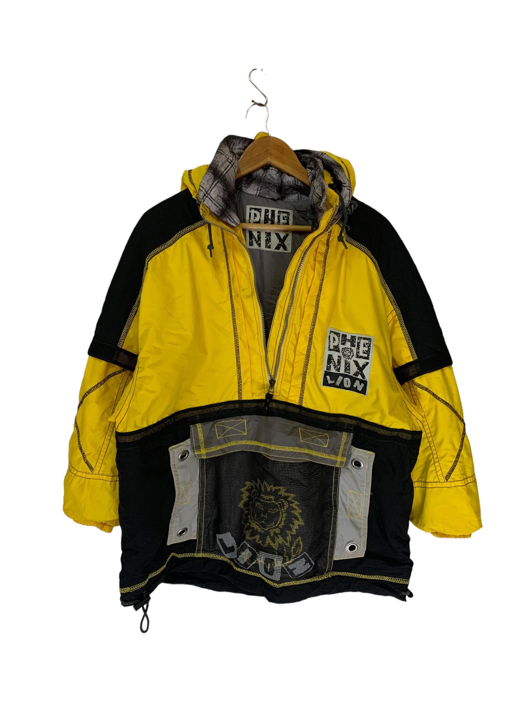 Vintage 90s Phenix Lion Ski Jacket Rare Design Half Zip Vintage 90s Phenix Lion Ski Jacket Rare Design Half Zip