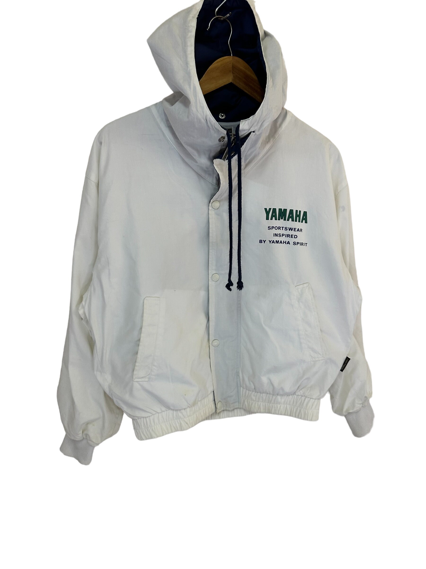 Vintage 90s Team Yamaha Cotton Jacket Light Jacket Big Logo - Etsy