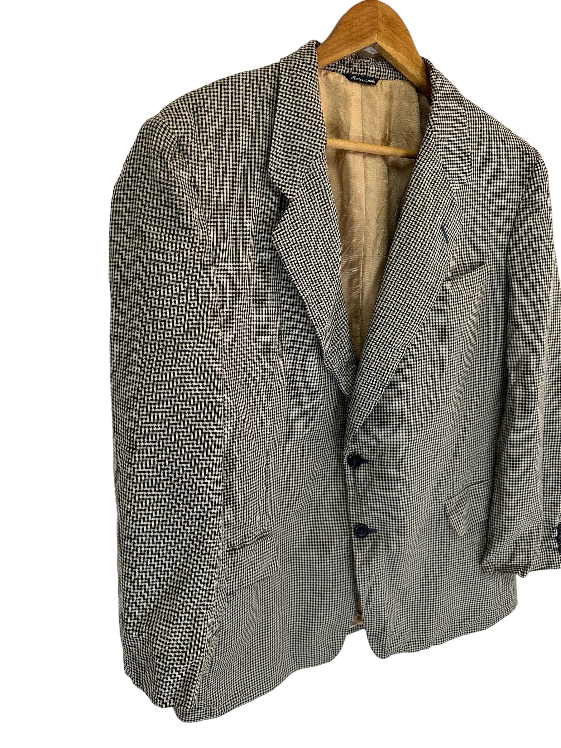 Vintage Austin Reed Check Blazer Made in Italy - Etsy