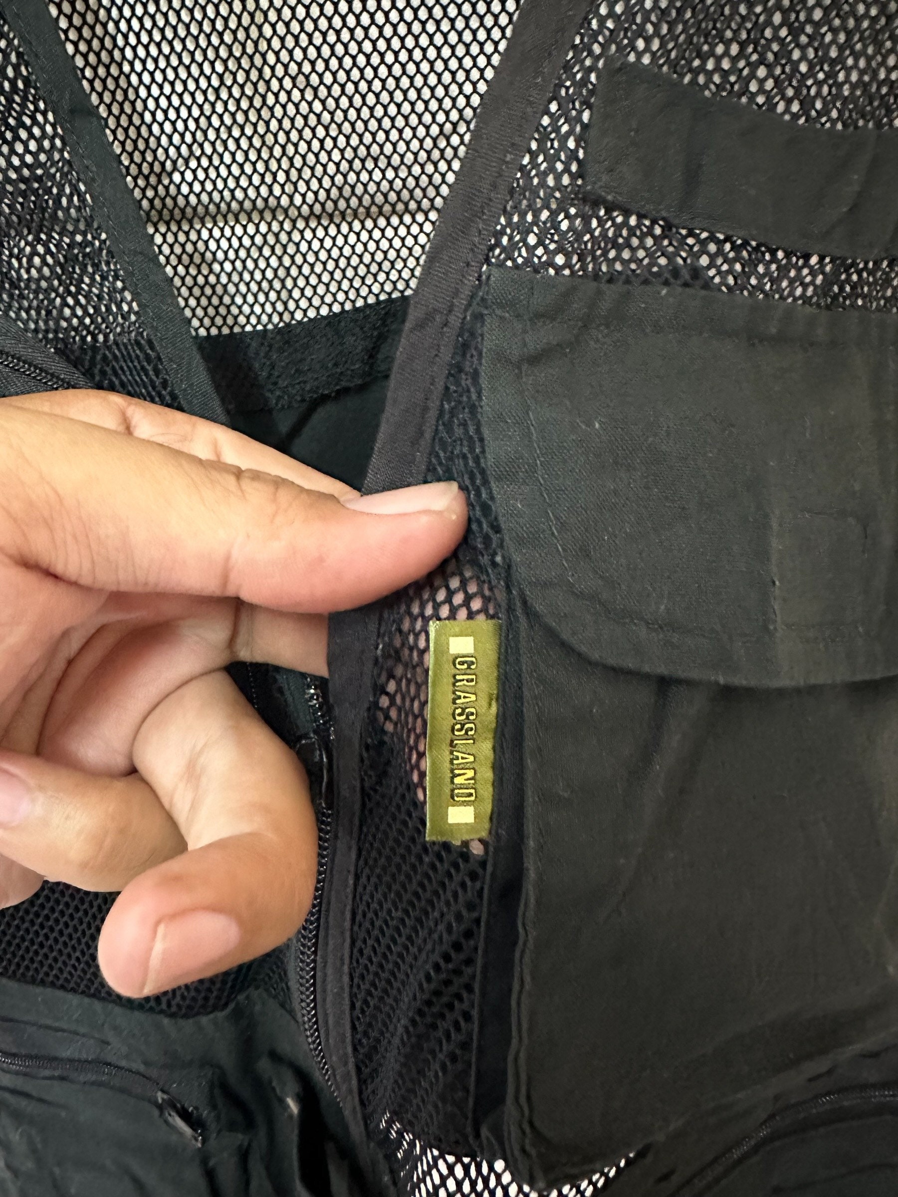 Vintage 90s Tactical Vests Multipocket Black Vests Outwear Grassland ...