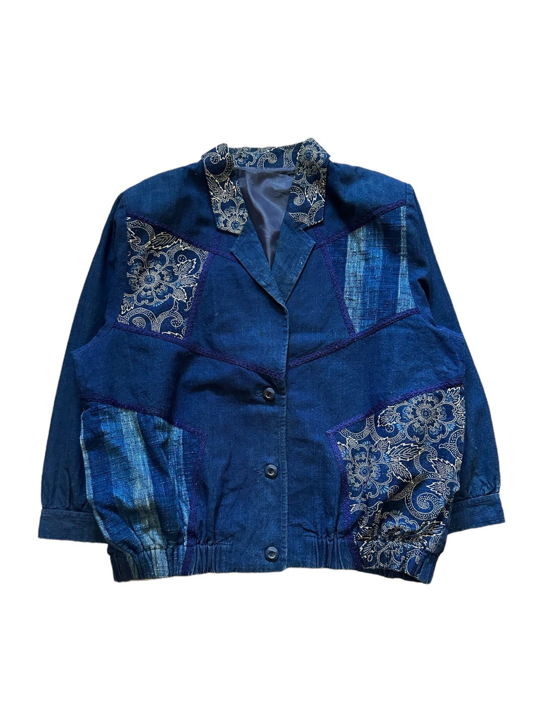 Vintage Indigo Japanese Brand Jacket Blazer Japan Fashion Style ...