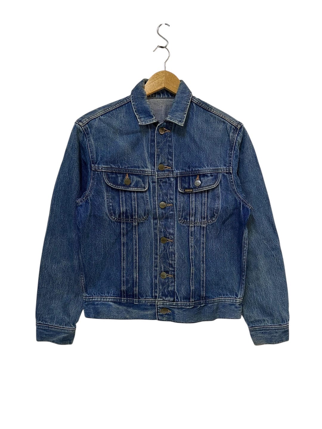 Vintage 80s Lot 5082 Edwin Denim Jacket Trucker - Etsy