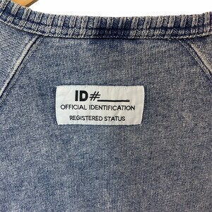 Vintage 80s Crop Top ID# Official Identification Registered Status ...