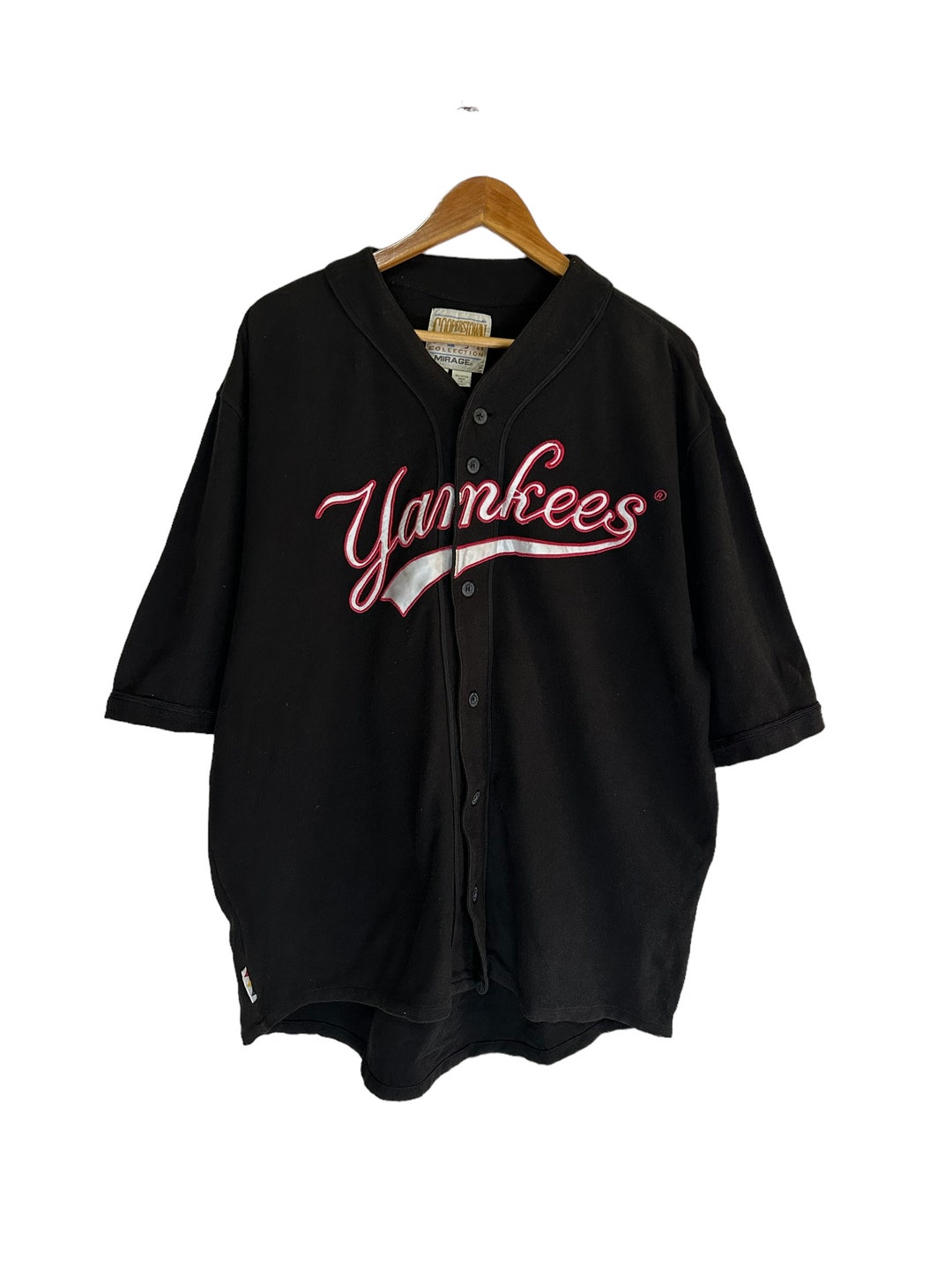 Vintage Yankees Cooperstown Baseball Shirts Big Logo - Etsy