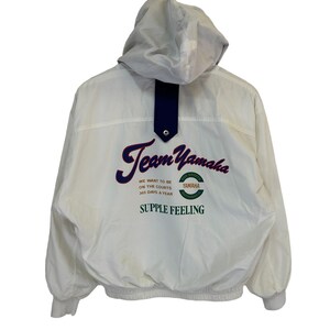 Vintage 90s Team Yamaha Cotton Jacket Light Jacket Big Logo - Etsy