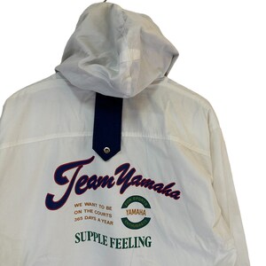 Vintage 90s Team Yamaha Cotton Jacket Light Jacket Big Logo - Etsy