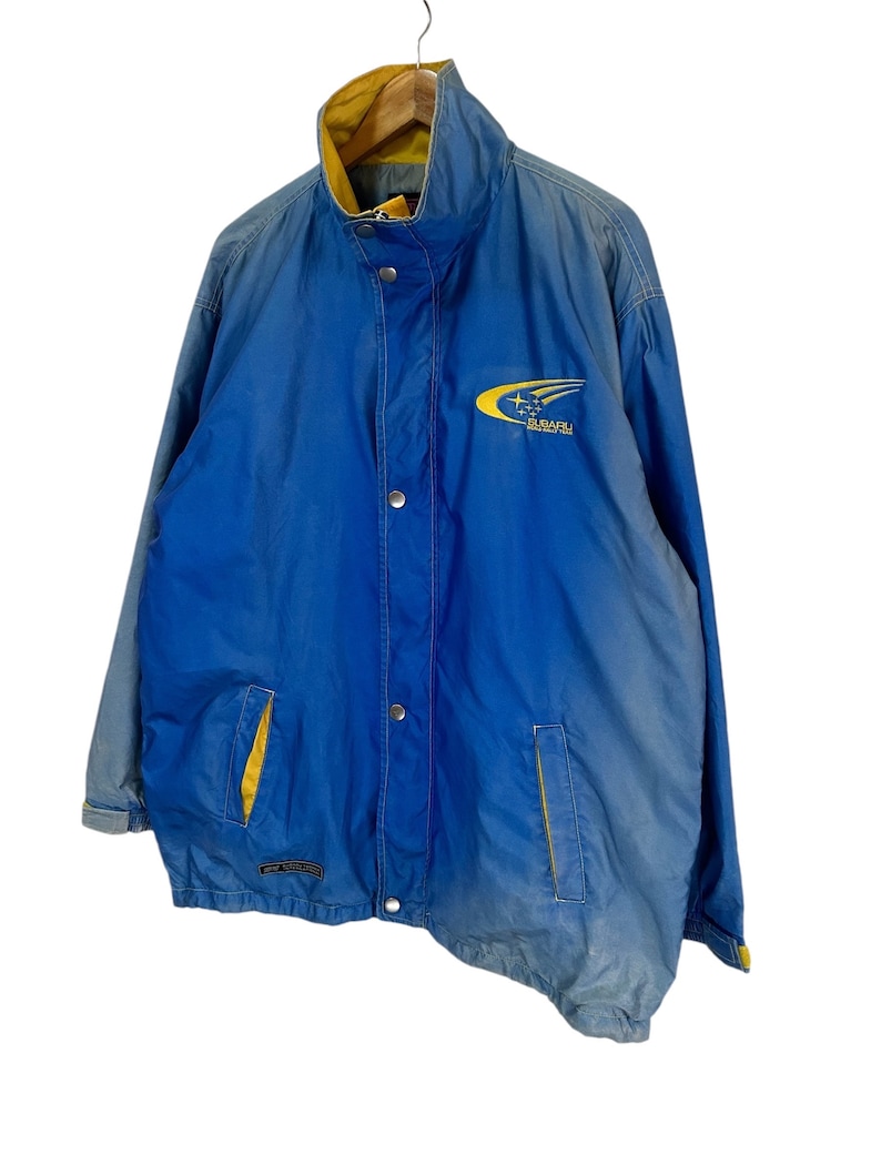 Vintage 90s Subaru Sti Light Jacket Faded Colour Big Logo Rare Fashion ...