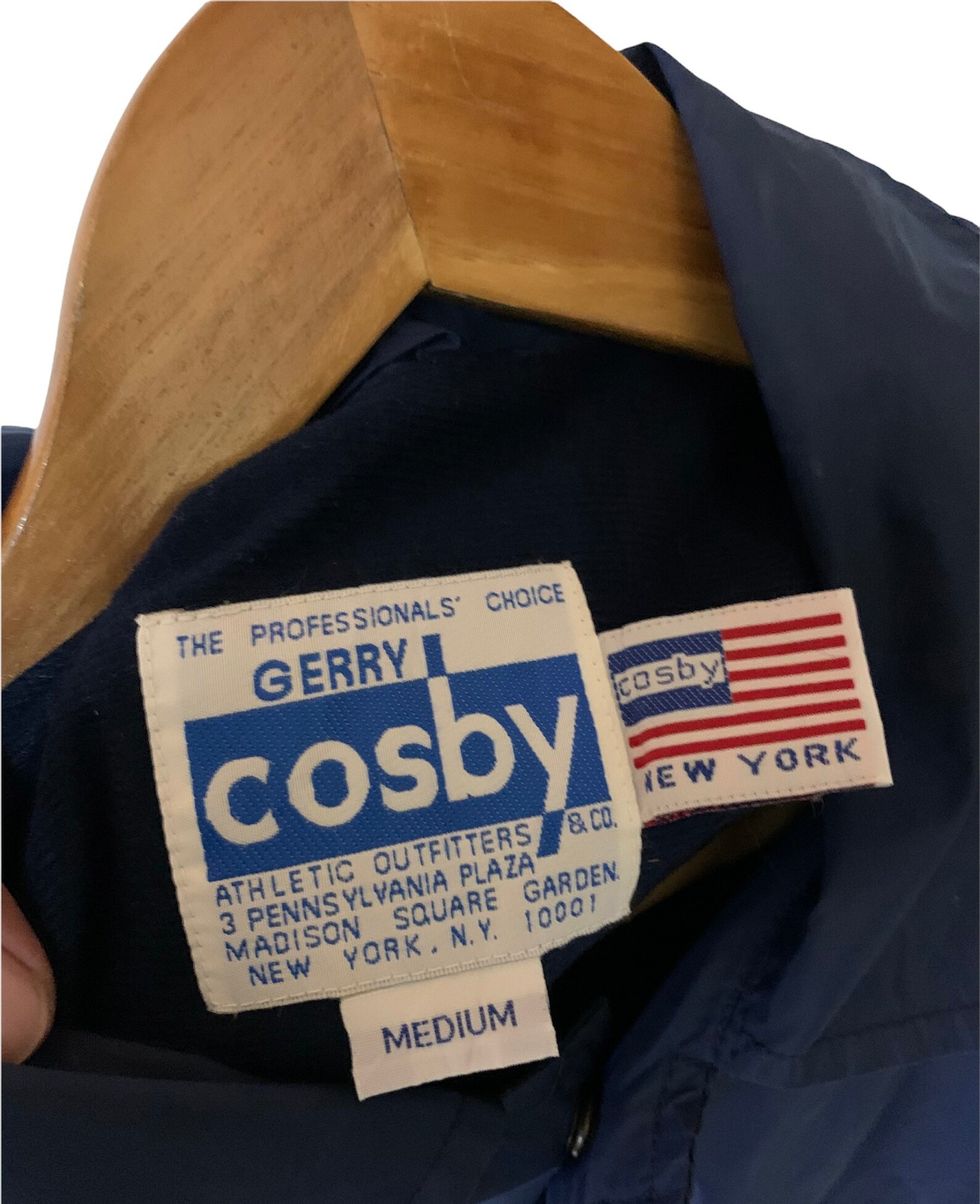 Vintage 90s Cosby Windbreaker Raincoat Jacket Button Big Logo Gerry ...