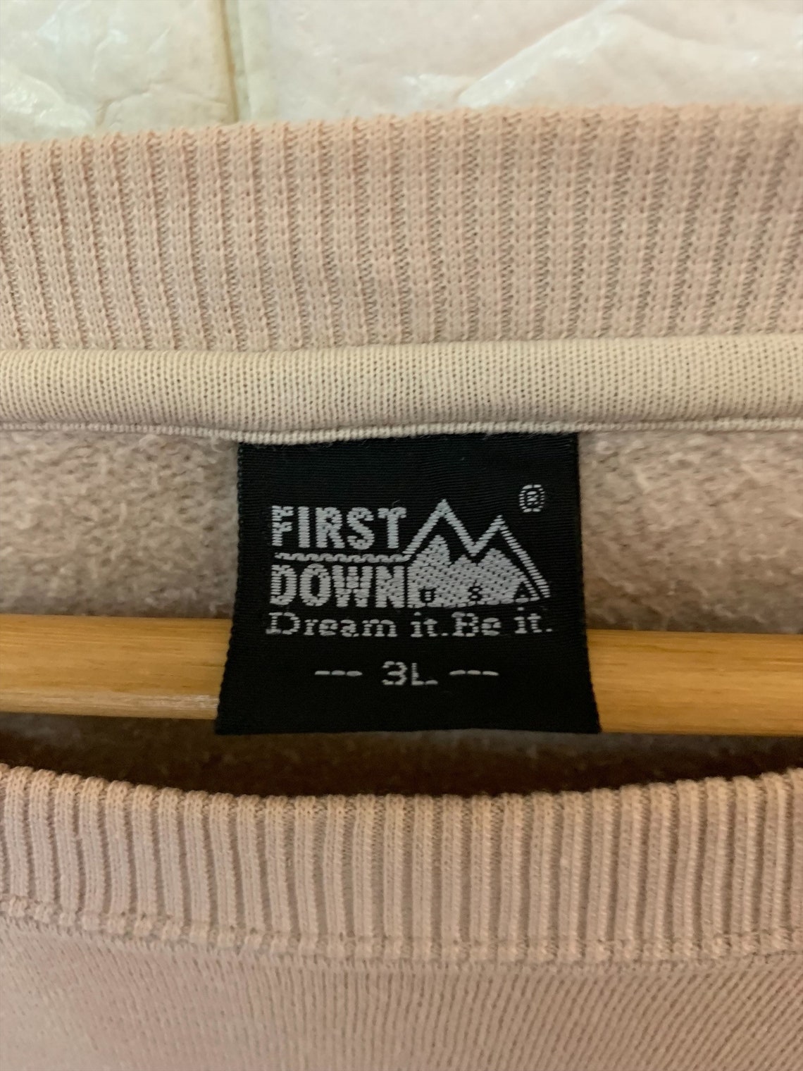 Vintage 90s First Down Outdoor Sweatshirt Big Logo Jumper - Etsy