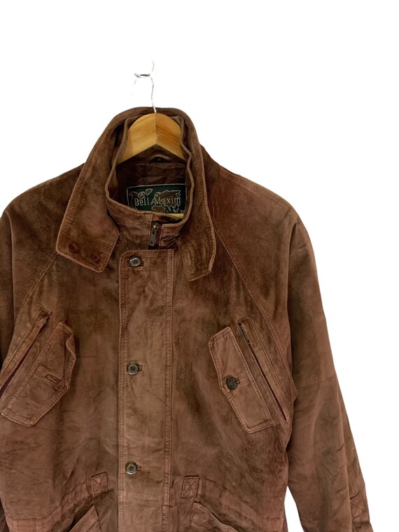 Vintage 90s bell maxim down jacket chore italian desi… - Gem
