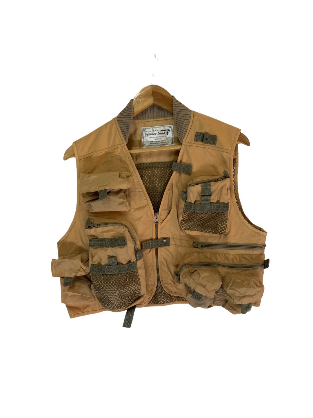 Vintage Tactical Vest Multipocket Rare Design Fishing Style Outdoor ...