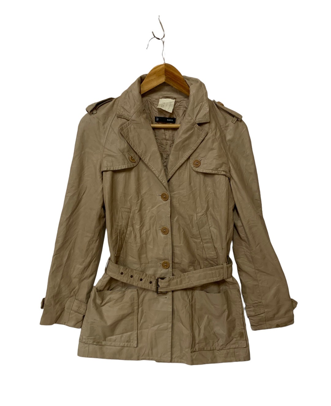 Vintage Ruffor Leather Jacket Women Jacket Made in Italiy - Etsy