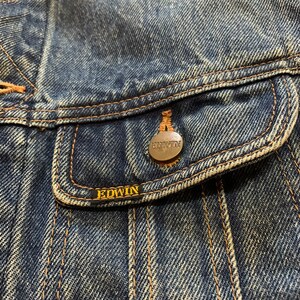 Vintage 90s Edwin Denim Jacket Trucker - Etsy