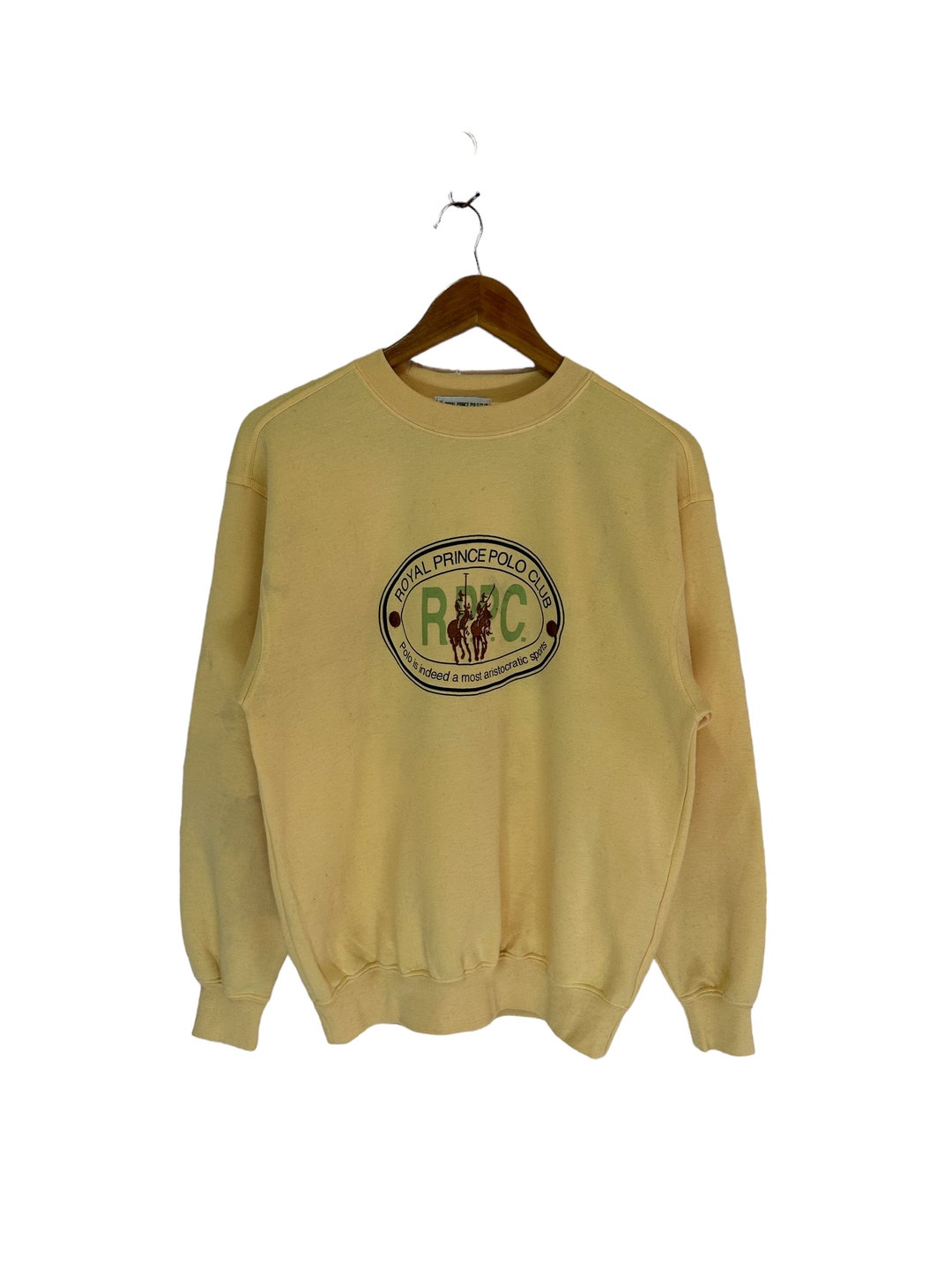 Vintage Royal Prince Polo Club Rpcc Sweatshirt Big Logo Jumper Pullover ...