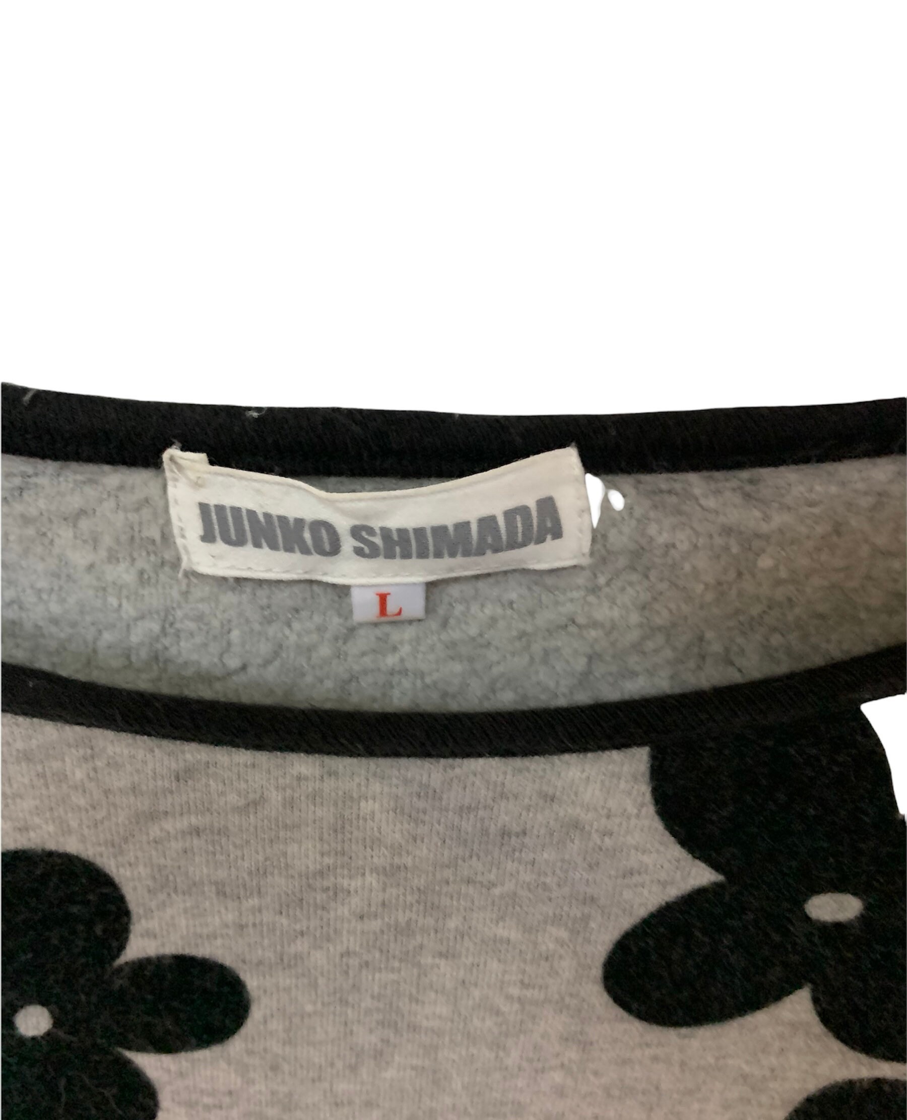 Vintage 90s Junko Shimada Long Sleeves Women Sweatshirt Over Print ...