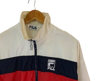 Vintage 90s Fila Windbreaker Jacket Sports Retro Jacket Vintage 90s Fila Windbreaker Jacket Sports Retro Jacket