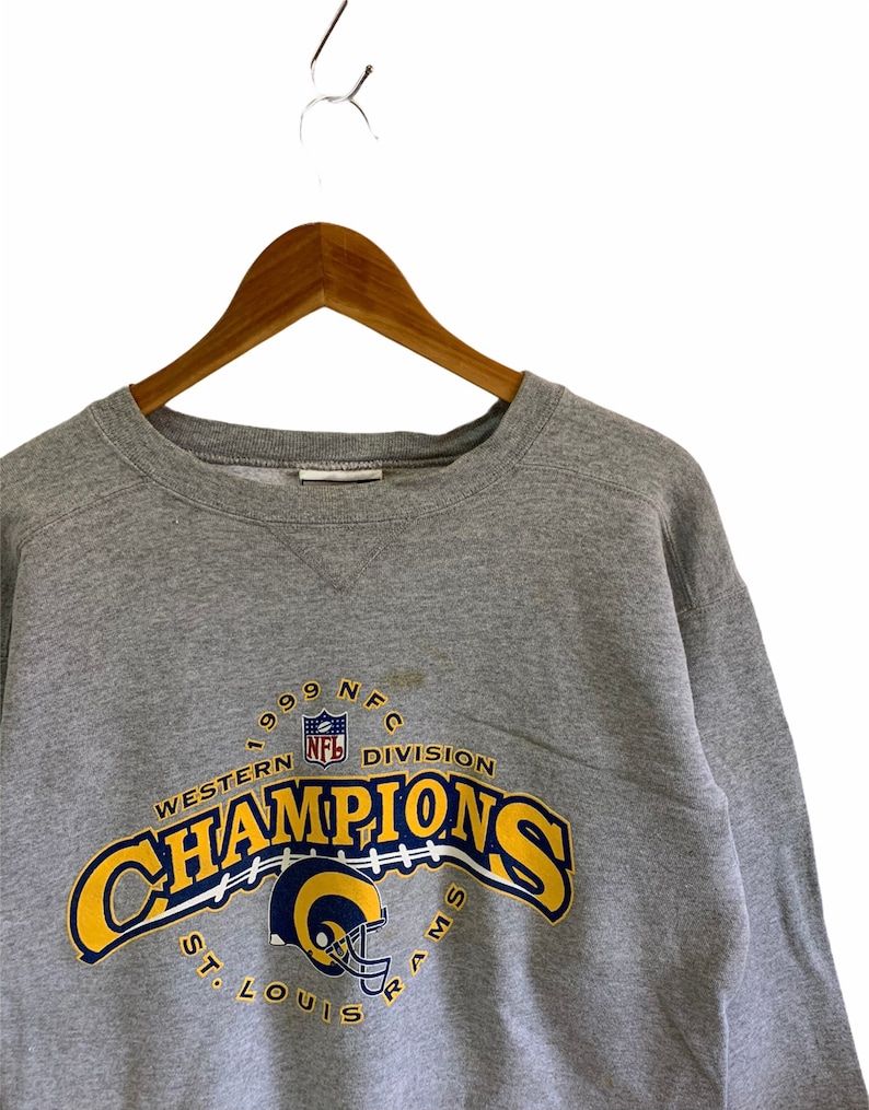 Vintage 90s puma nfl sweatshirt st louis rams 1999 nfl | Etsy