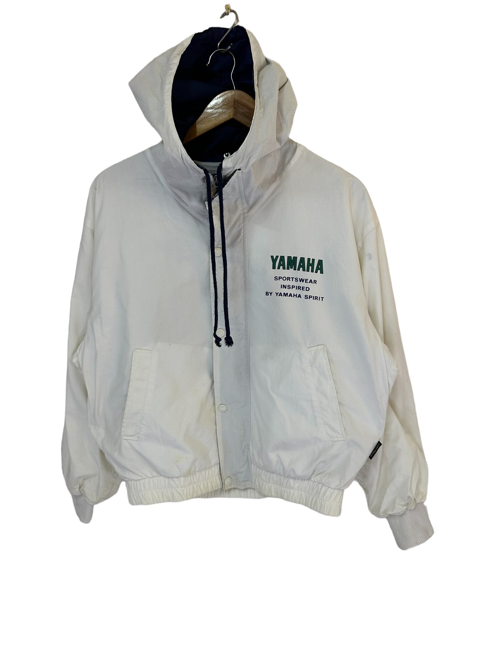 Vintage 90s Team Yamaha Cotton Jacket Light Jacket Big Logo - Etsy