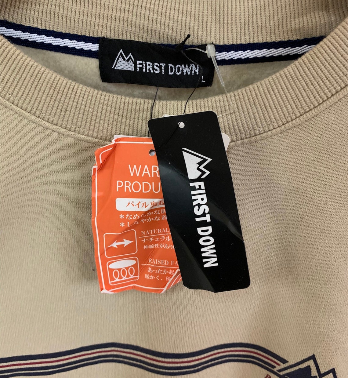 Vintage First Down Jumper Pullover With Tag Small Logo Large - Etsy