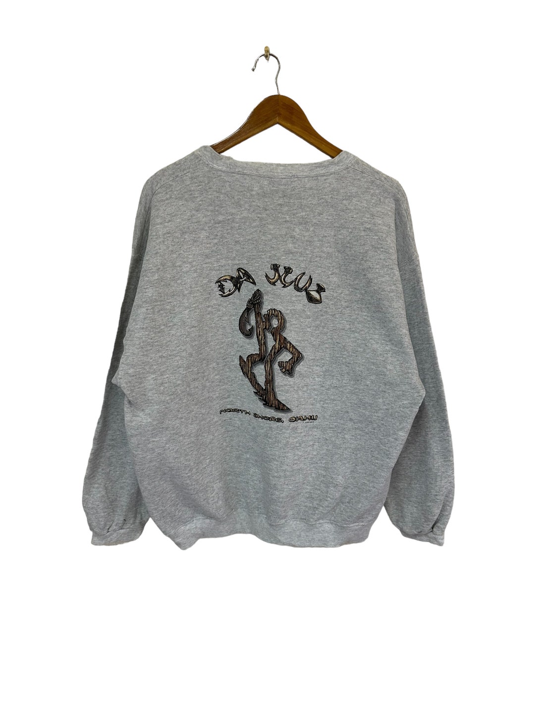 Vintage 90s Da Hui North Shore Sweatshirt Big Logo Jumper Pullover Made ...