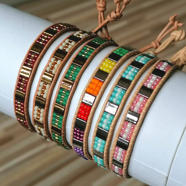 Tila Wrap Bracelet Tila Bracelet Leather Wrap Bracelet Boho Etsy