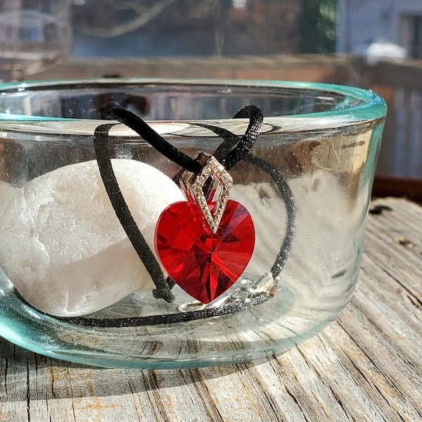 Swarovski Red Heart - Etsy