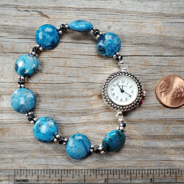 Turquoise Watch - Etsy