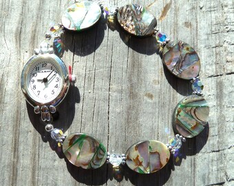 Abalone Watch - Etsy