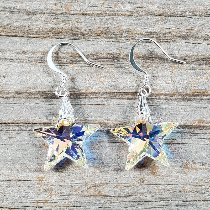 Crystal Earrings - Etsy