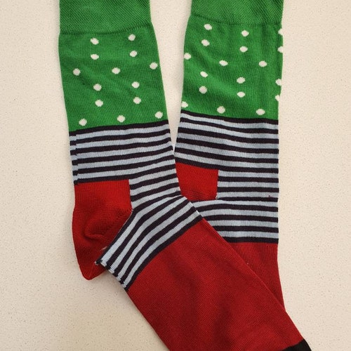 Christmas Elf Socks 2023 Custom Christmas Socks Elf Socks - Etsy