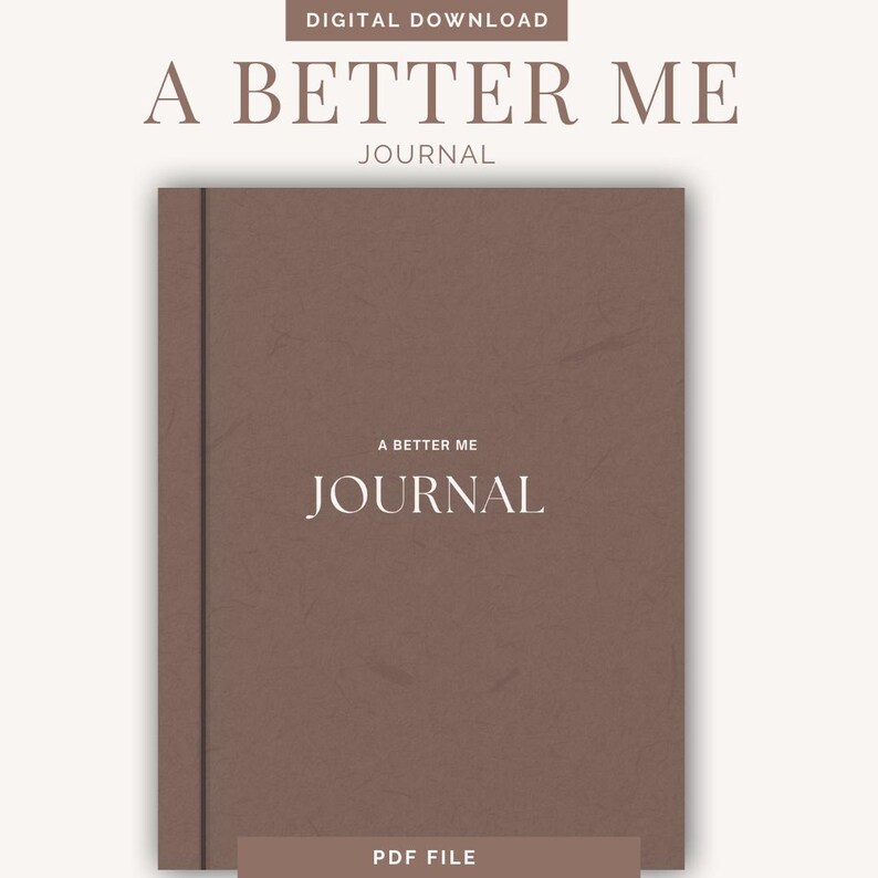 A Better Me Digital Journal - Etsy