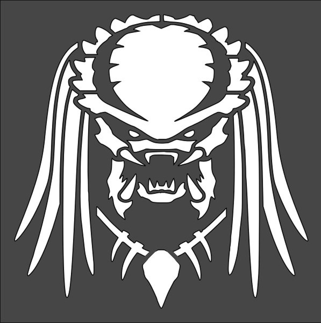 8"x8" Clear Plastic Stencil - Predator Alien (6mil-sa205) - Etsy