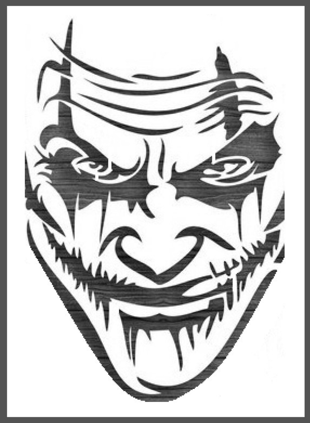 7.5"x10" Clear Plastic Stencil - Villain (6mil-sd321) - Etsy