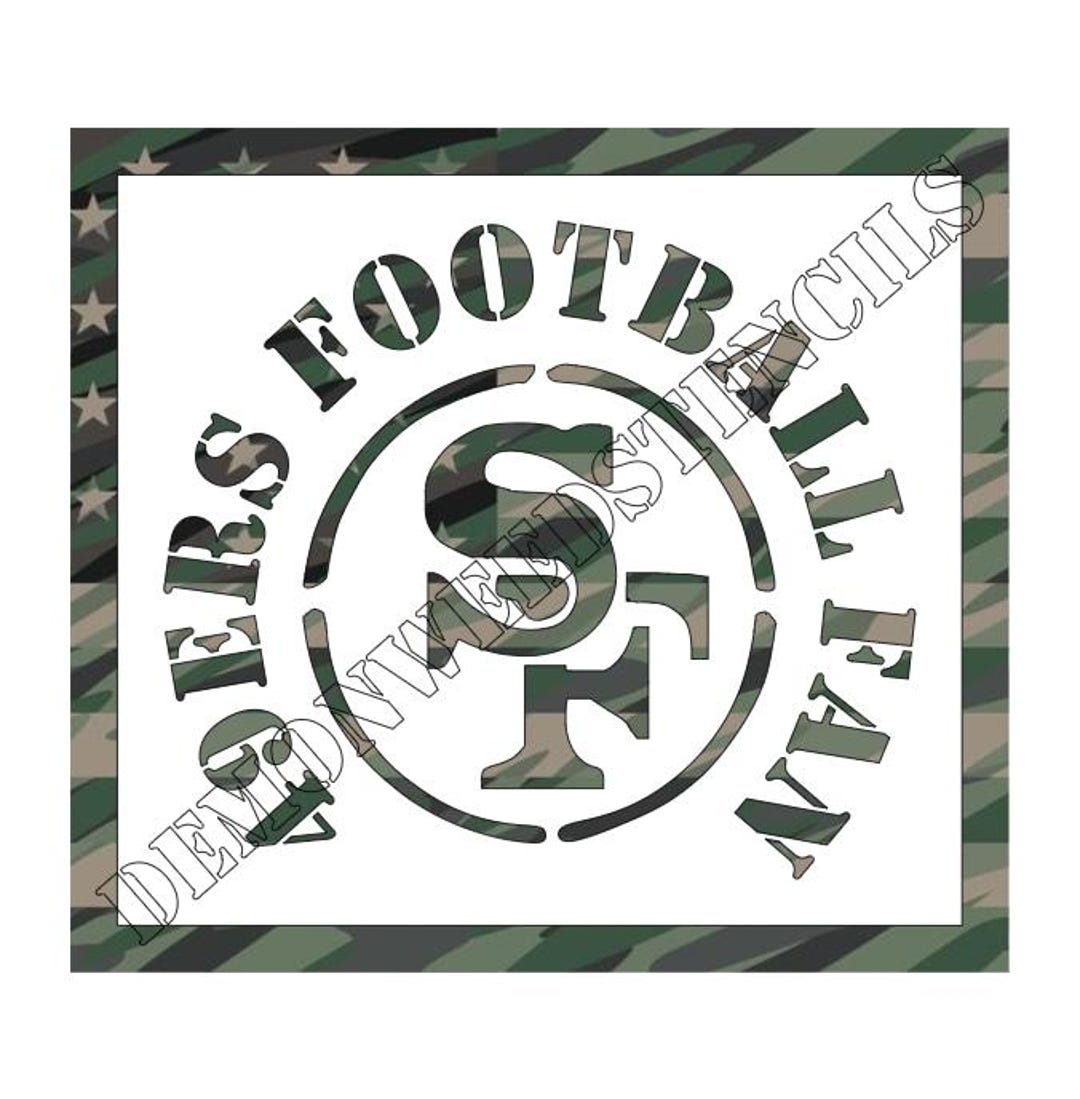 8"x9" Clear Plastic Stencil - Football Fan (6mil-sx4) - Etsy
