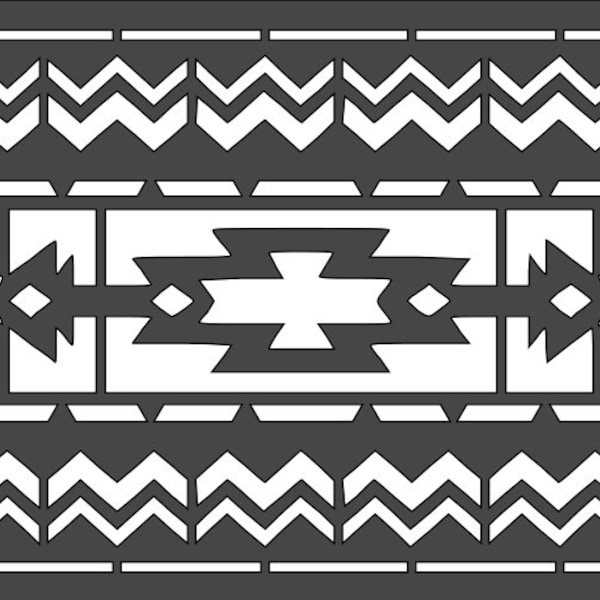 Southwestern Stencil - Etsy