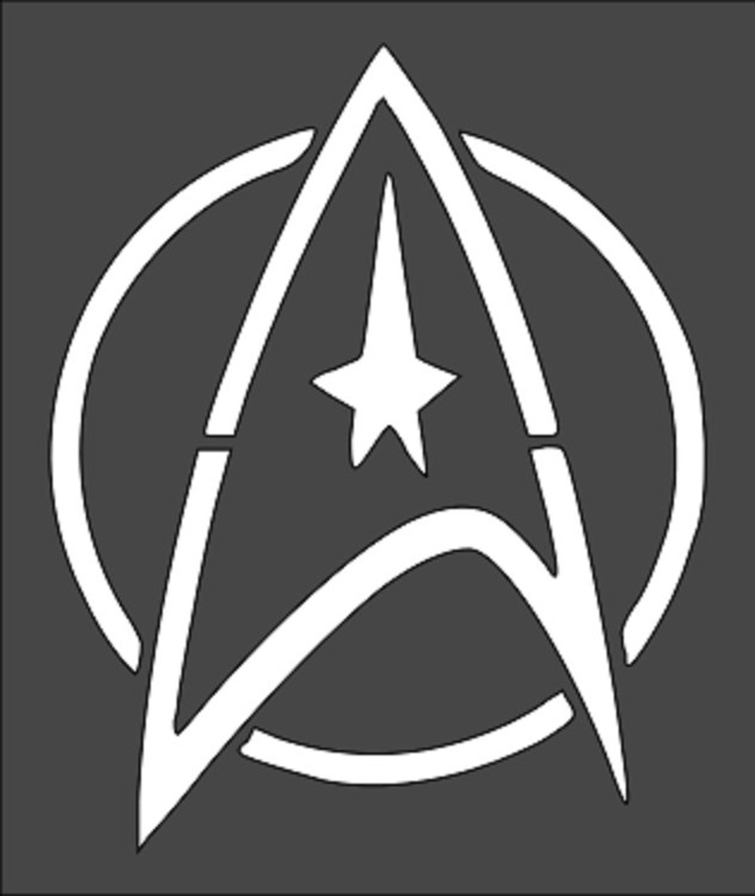 8x9.5 Clear Plastic Stencil Star Trek 6mil-sa12 - Etsy