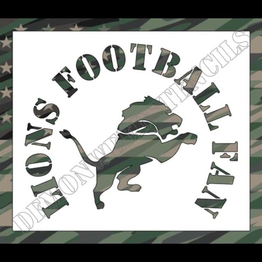8"x9.5" Clear Plastic Stencil - Football Fan (6mil-sx19) - Etsy