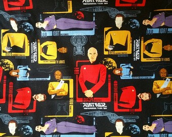 Star trek fabric by the yard | Etsy