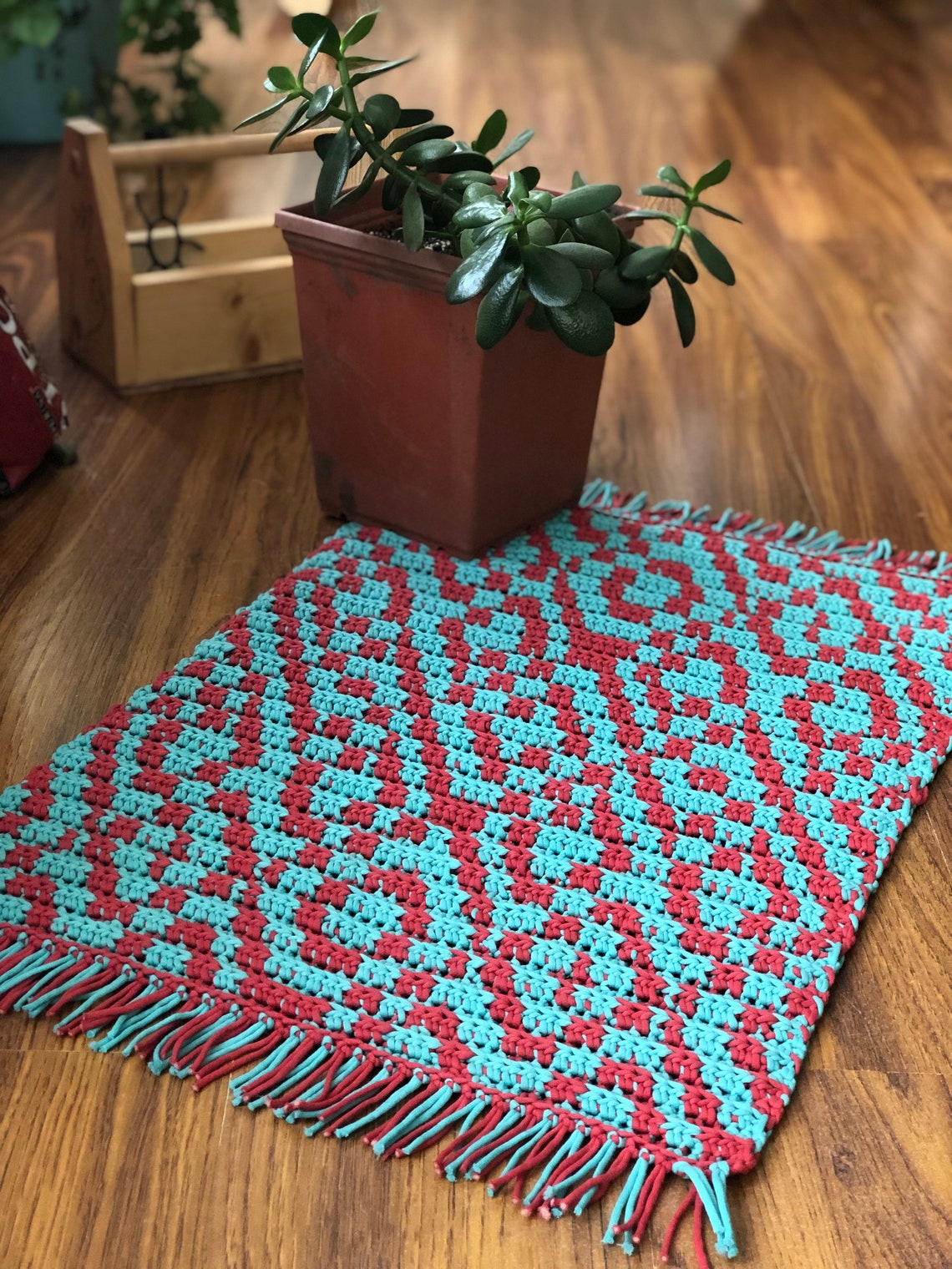 The Rhombus Rug ****crochet PDF Pattern Only***** - Etsy UK
