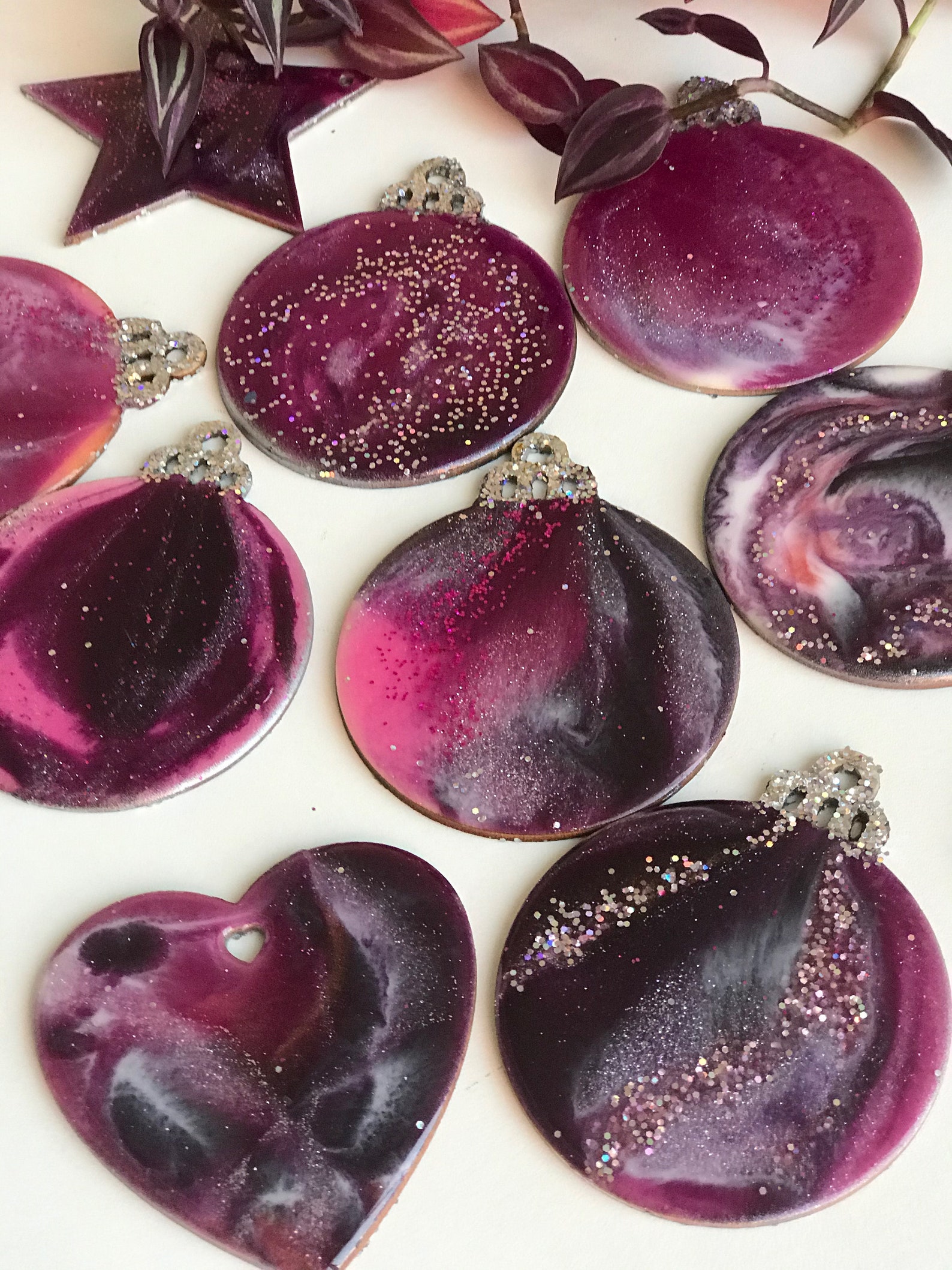 Christmas Ornaments Resin Bauble Christmas Decoration - Etsy