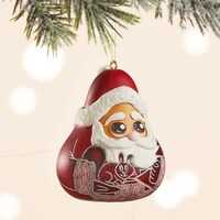 Santa Gourd - Etsy