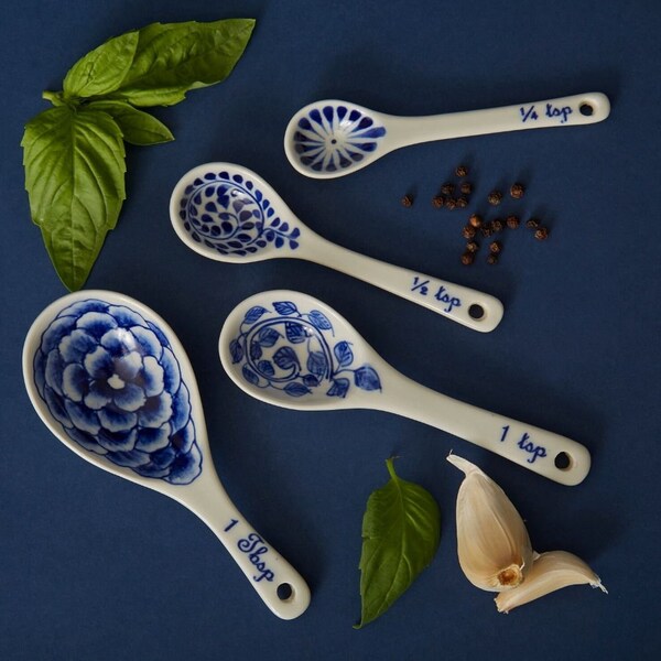 Ceramic Painted Measuring Cups - Etsy