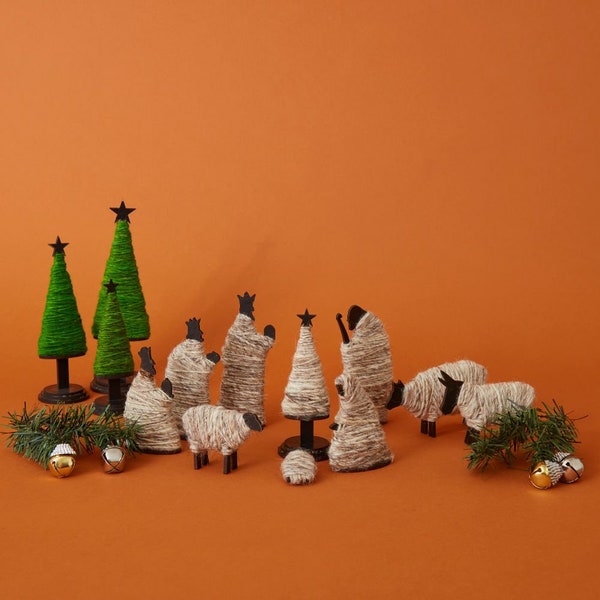 Pottery Nativity Set - Etsy